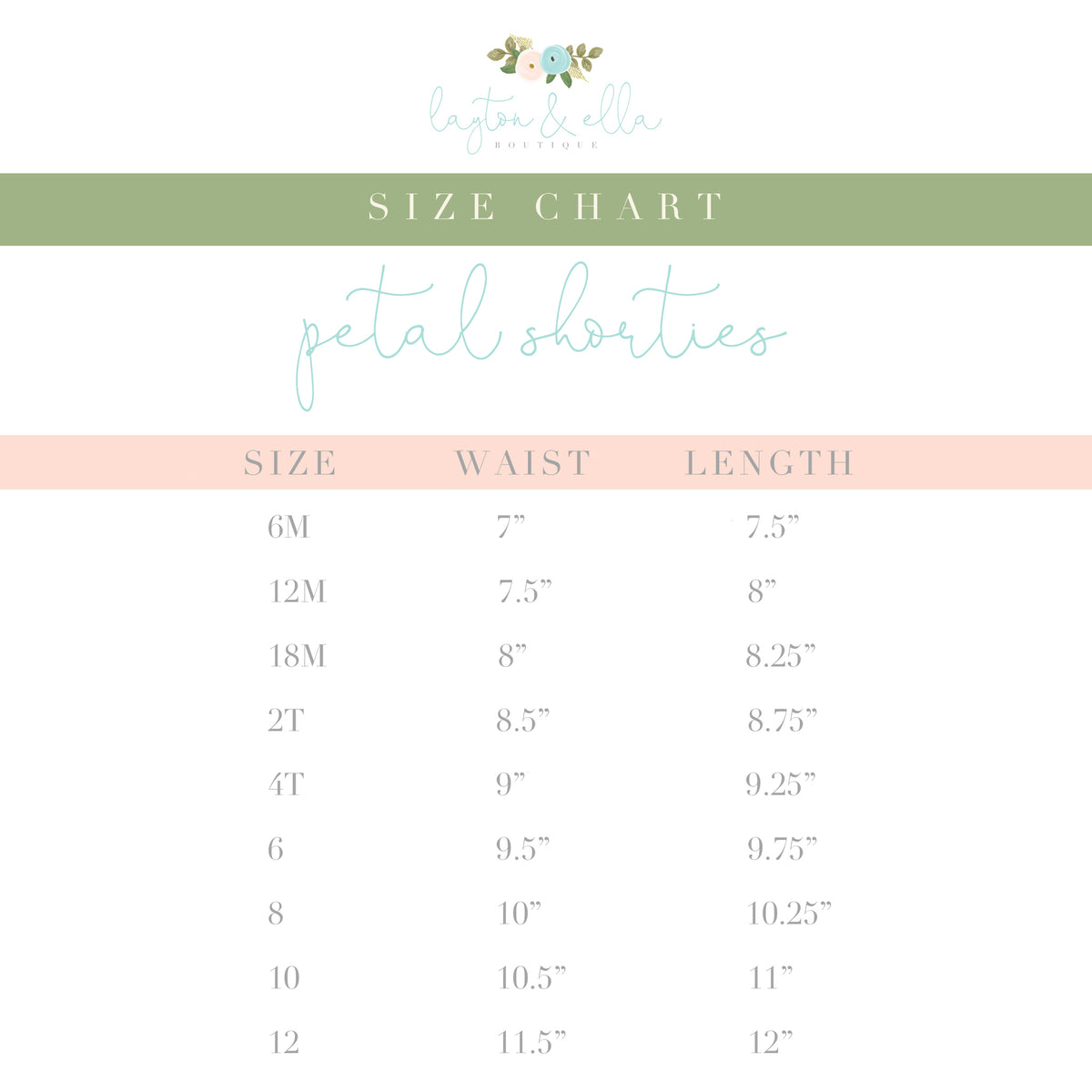 2023 Oatmeal Petal Shorties Extras – Layton + Ella Boutique